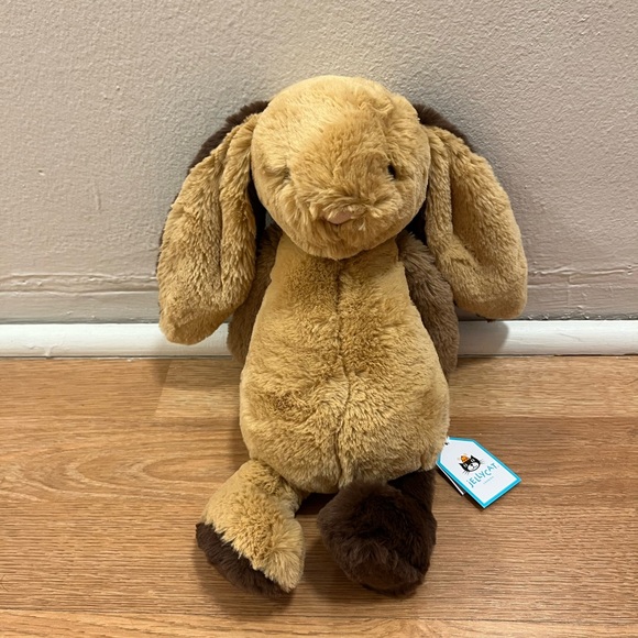 Jellycat | Accessories | Jellycat Authentic Bashful Patchwork Brown ...